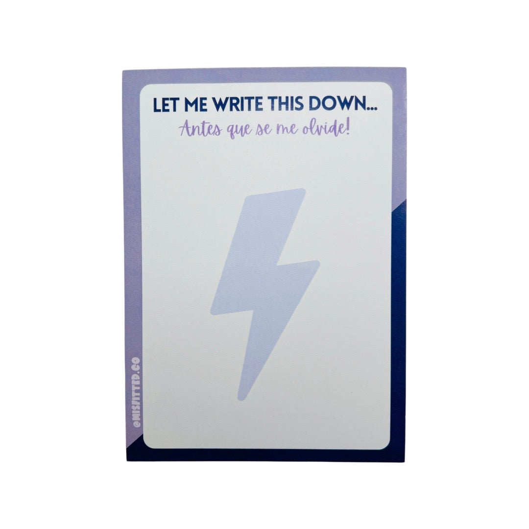 Let Me Write This Down...Notepad – Artelexia