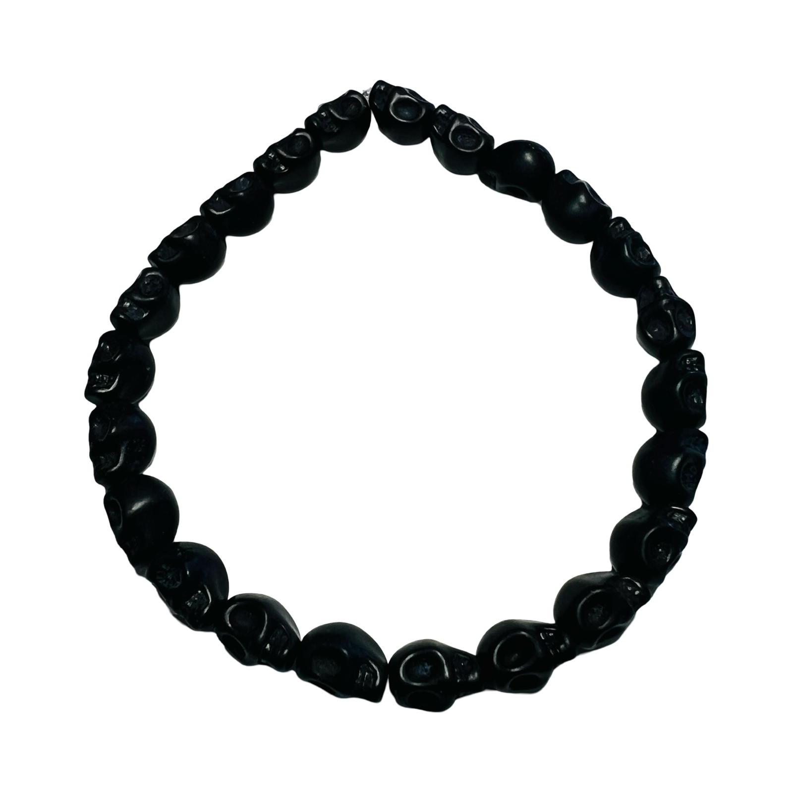 Black Skull Bead Bracelet – Artelexia