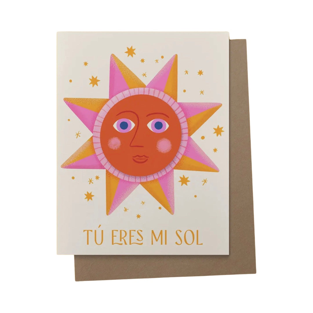 Tú Eres Mi Sol Greeting Card – Artelexia
