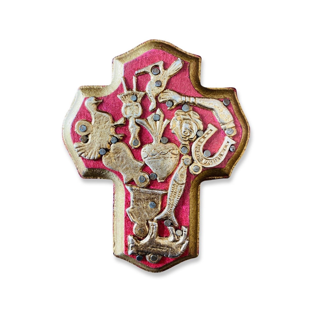 Wood Milagro Cross - Pink – Artelexia