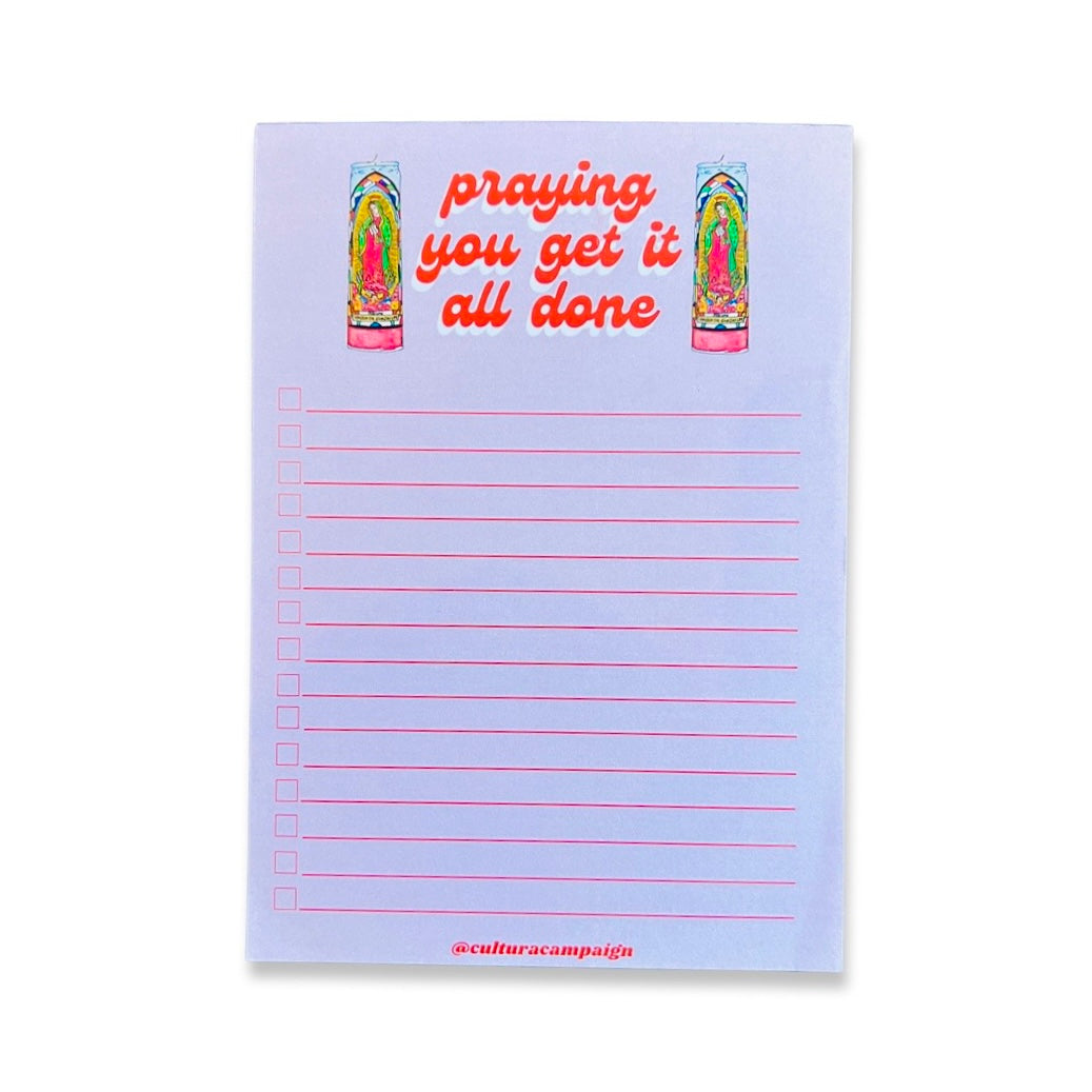 Praying You Get It All Done Notepad – Artelexia